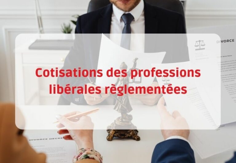 Cotisations des professions libérales règlementées - SECOFI